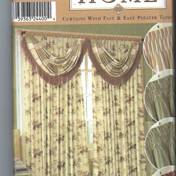 Drapery Patterns - Etsy