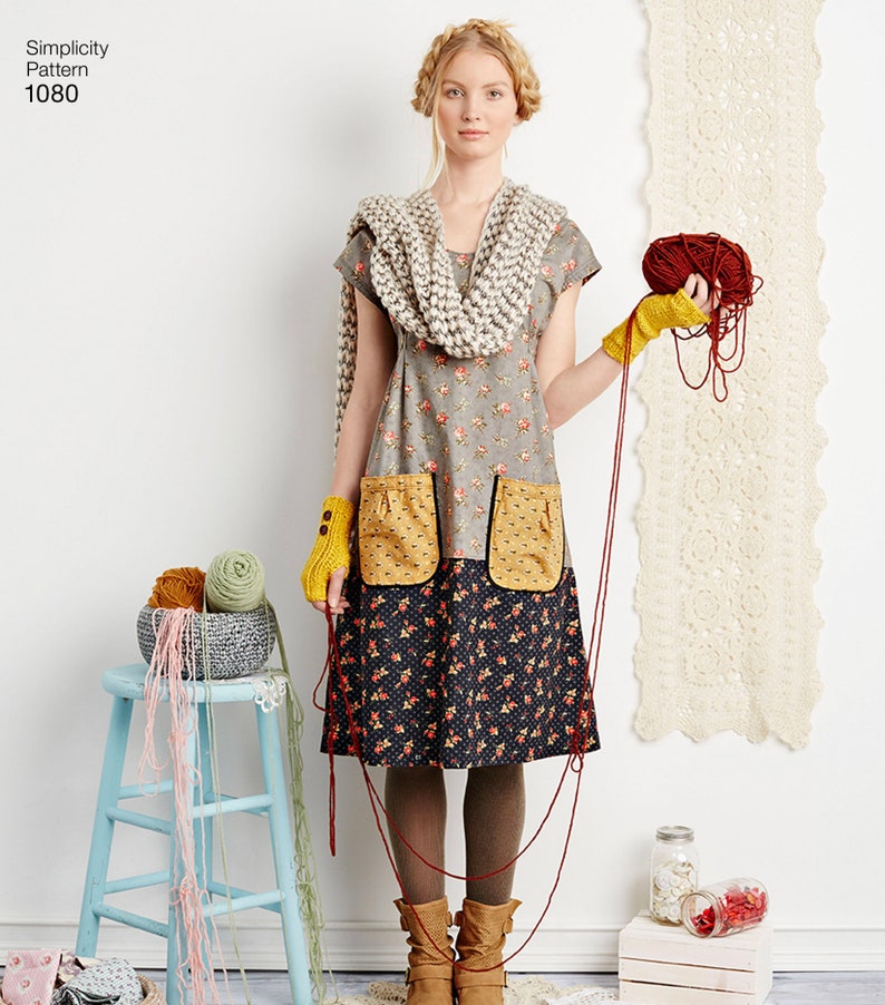 Uncut Simplicity Pattern 902 S9122 9122 1080 Misses' Dress or Tunic ...