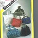 Uncut Vintage Simplicity Sewing Pattern 5476 Set of Fashion Hand Bags ...