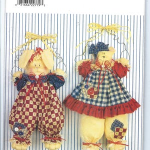 Uncut Butterick Sewing Pattern 4312 / 385 Wall Hanging Dolls Mayberry ...