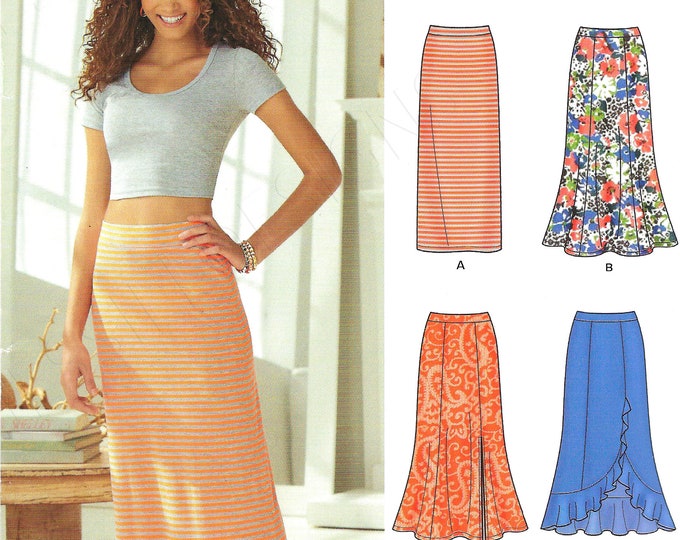 New Look Sewing Pattern Knits Pattern 550 6288 - Misses Easy Skirts ...