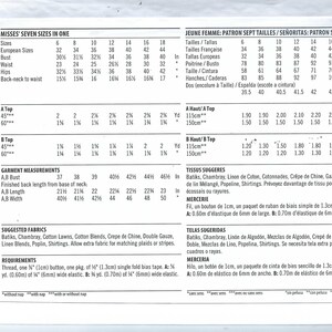 Uncut New Look Sewing Pattern 6708 MISSES TOPS Sewing Pattern 2 ...