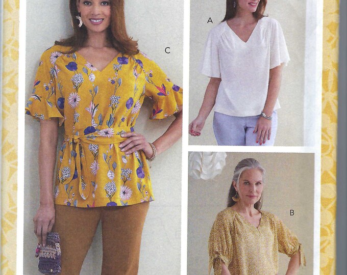 Uncut Butterick Sewing Pattern 10793 6770 New All Size XS-XXL Top FF ...