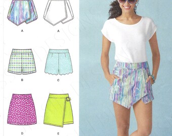 Simplicity Sewing Pattern 1370 Misses' Shorts, Skort and Skirt - Etsy