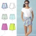 Uncut Simplicity Sewing Pattern 1370 Misses' Skirt and Shorts Size 4, 6 ...