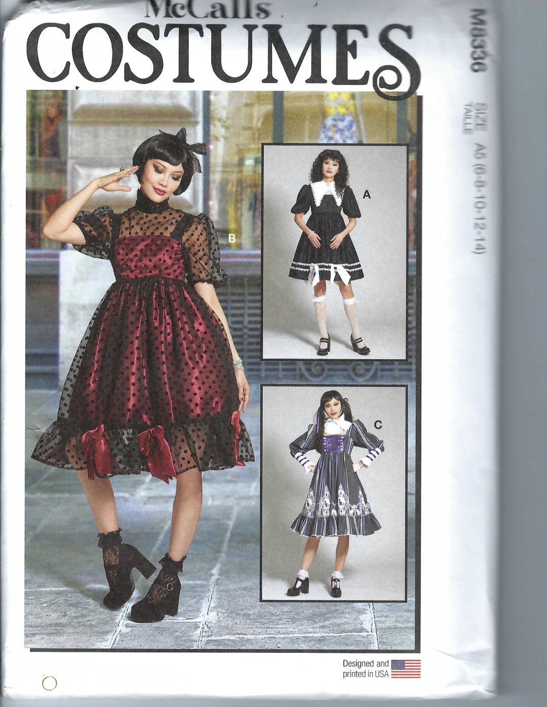 Uncut Mccalls Sewing Pattern 8336 SAILOR Dress COSTUMES Miss Sizes 6-14 ...