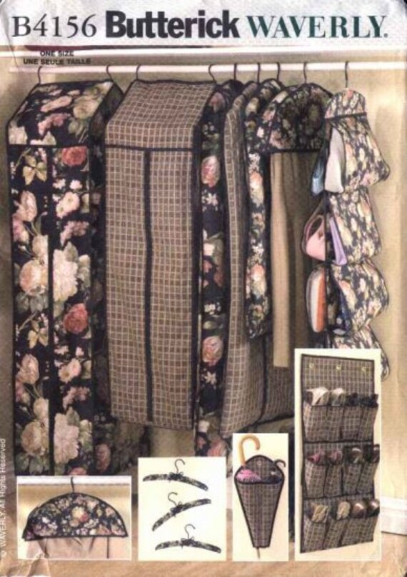 Butterick Sewing Pattern 4156 Closet Organizing Accessories | Etsy