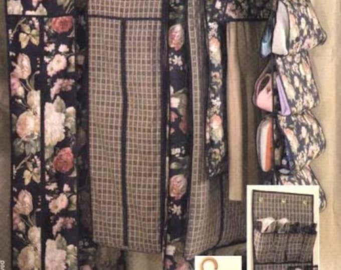 Butterick Sewing Pattern 4156 Closet Organizing Accessories Gown Dress ...