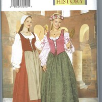 UNCUT Butterick 6751 - Renaissance Gowns, Sizes 12-16 - Etsy