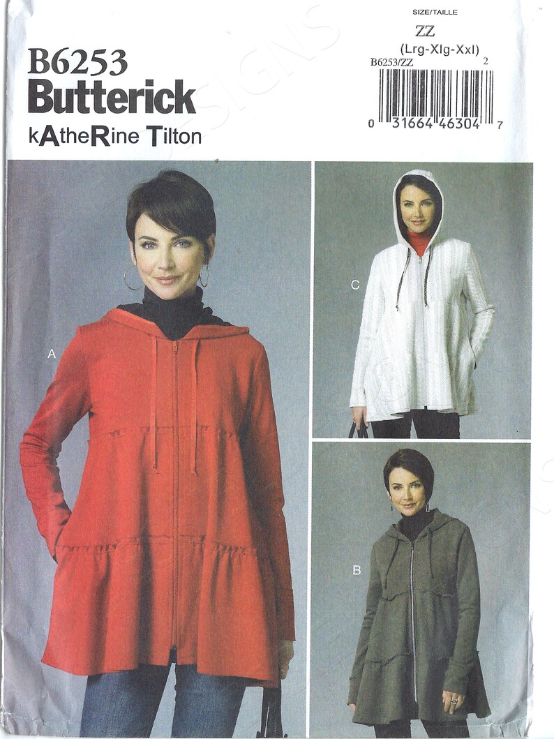 Uncut Butterick Sewing Pattern 6253 Katherine Tilton Misses | Etsy