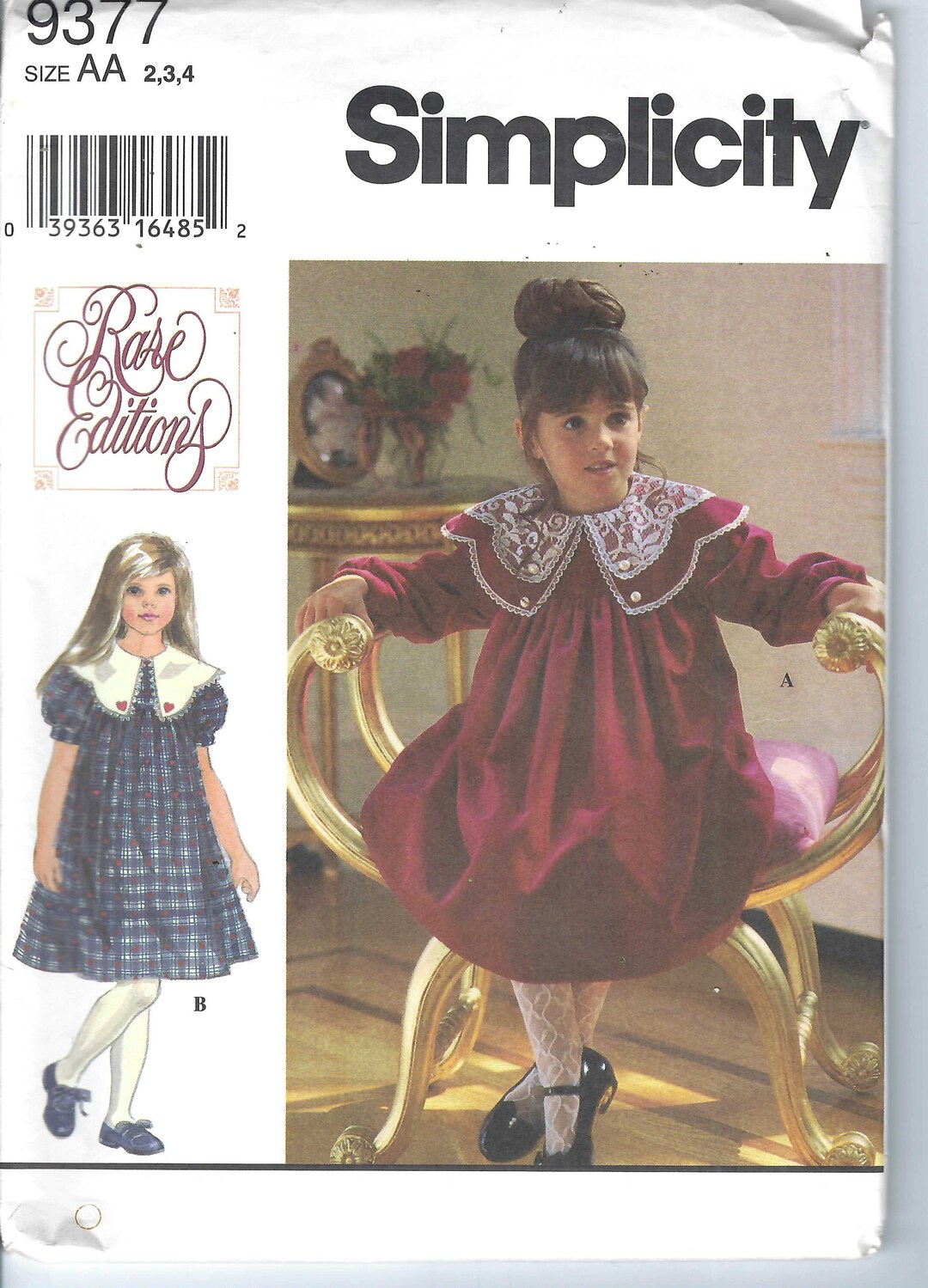 Uncut Vintage Simplicity Sewing Pattern 9377 VINTAGE Simplicity SEWING ...