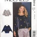 Uncut Mccalls Sewing Pattern 7969 Misses Loose Fitting Pullover Dress ...