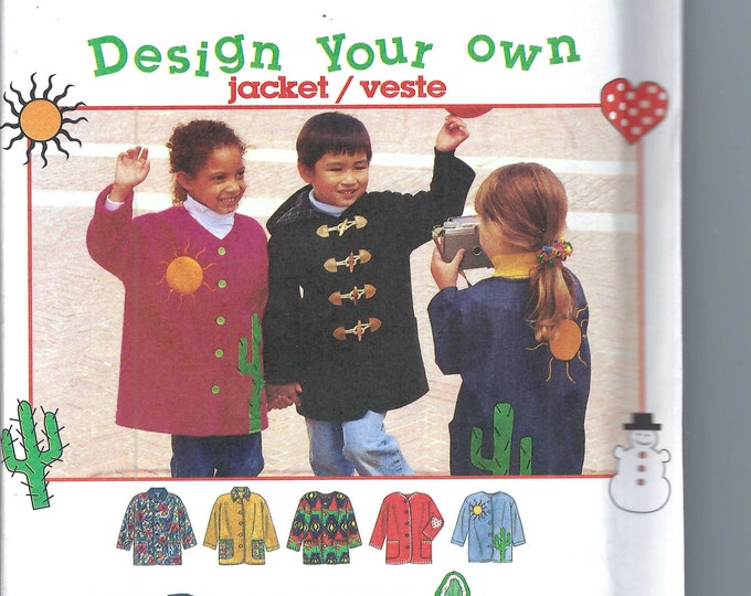 Uncut Vintage Simplicity Sewing Pattern 9303 Design Your Own Jacket ...