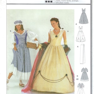 FF Burda Style Sewing Pattern 2479 Empress Washerwoman Size 10-20 Uncut ...