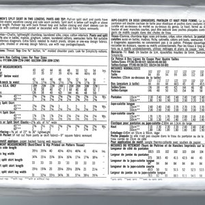 Uncut Vintage Simplicity Sewing Pattern 8448 Top Split Skirt Pants ...