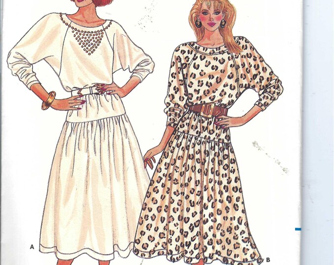 Uncut Vintage Butterick Sewing Pattern 5768 Fast & Easy Ladies’ Dress ...