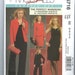 Uncut Butterick Sewing Pattern Misses' Stretch Knit Wrap Dress Sewing ...