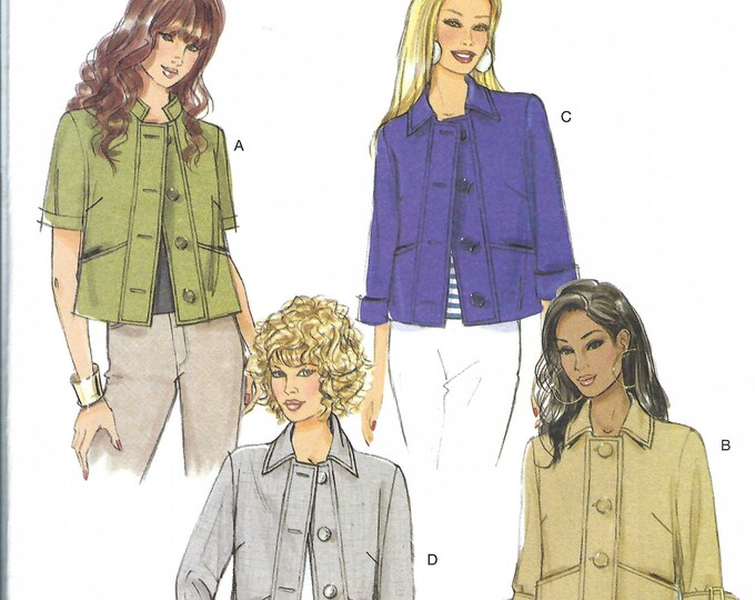 Uncut Butterick Sewing Pattern 5617 Misses' Loose Fitting Hip Length ...