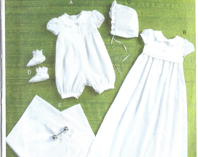 Uncut BUTTERICK Sewing PATTERNS 6045 Infants' Christening | Etsy