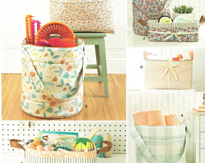 Uncut Simplicity Sewing Pattern 8107 Room Storage Organizers Pattern ...