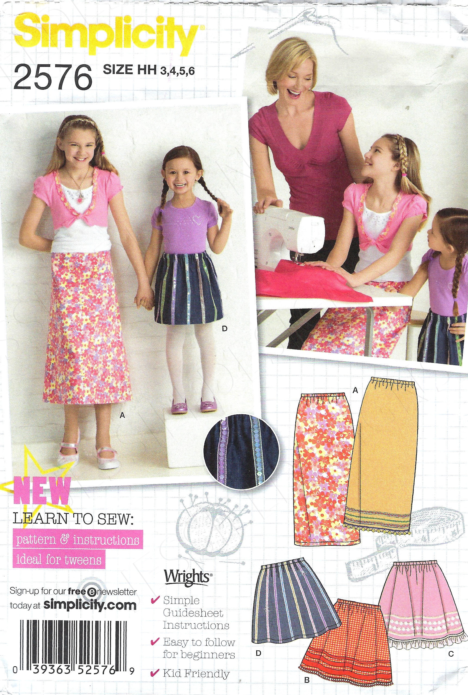Uncut Simplicity Sewing Patterns 2576 Learn to Sew Pattern - Etsy