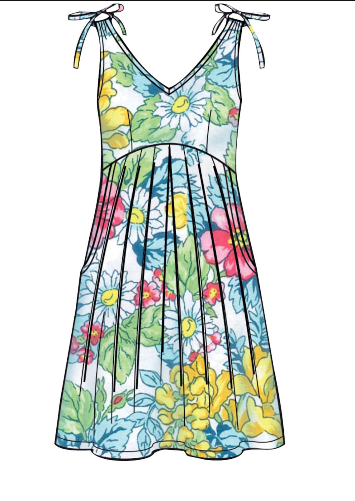 Uncut Simplicity Pattern 8910 S8910 Misses' Dress Size - Etsy