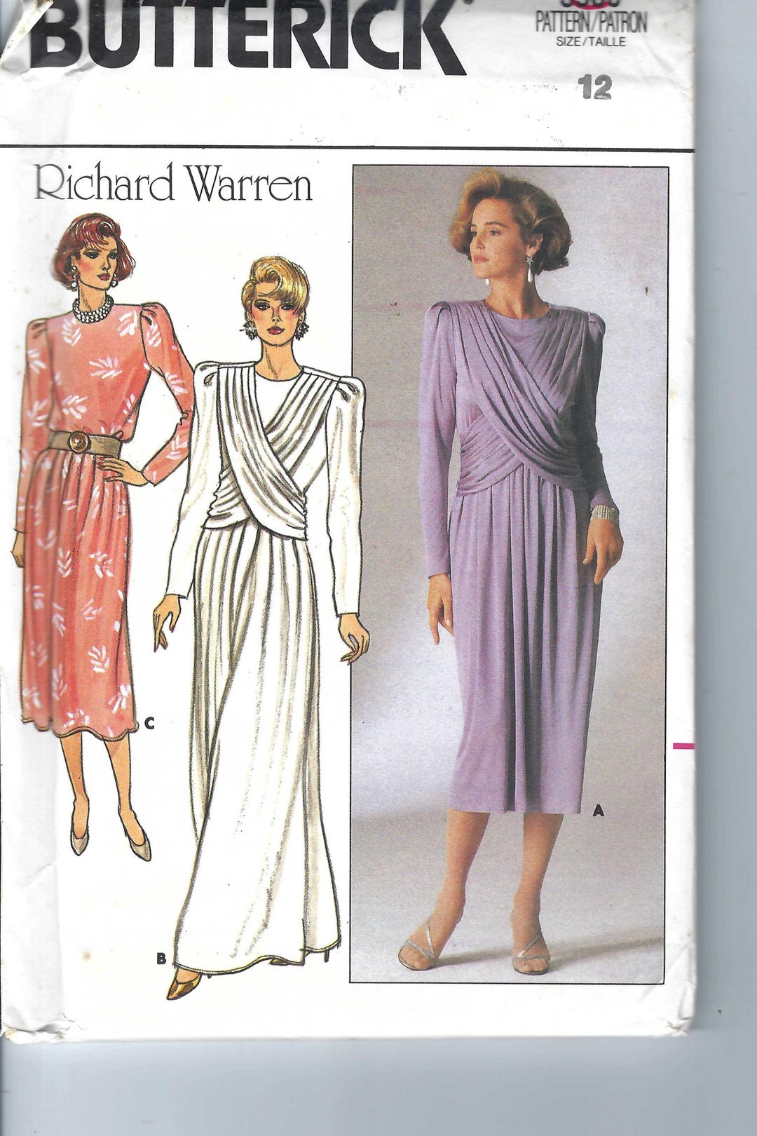Uncut Vintage Butterick Sewing Pattern Formal Dress Pattern, UNCUT ...