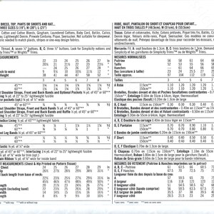 Uncut Simplicity Sewing Pattern 1453 Child's Dress, Top, Pants or ...