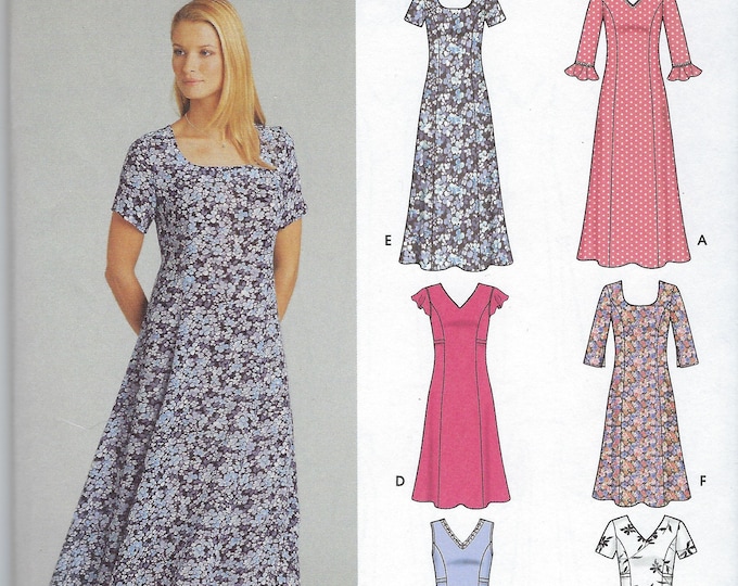 Uncut Simplicity Sewing Pattern 5189 Misses'/miss Petite Pullover Dress ...