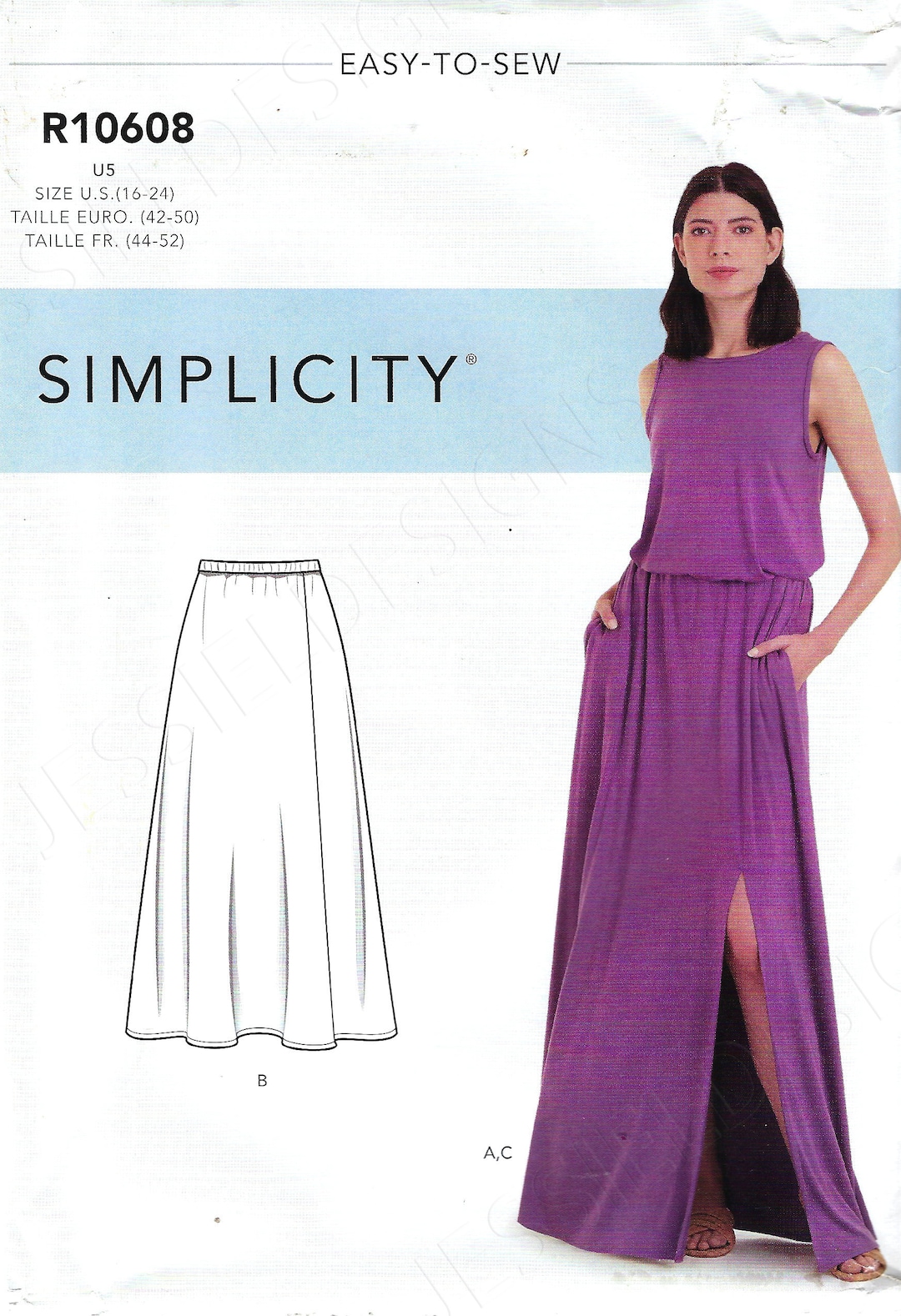 Uncut Simplicity Sewing Pattern 10608 9148 Sewing Pattern Misses Pull ...