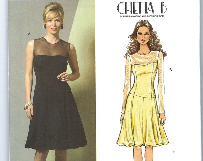 Uncut Butterick Sewing Pattern 4852 Miss Petite Dress Size 6-8-10-12 14 ...