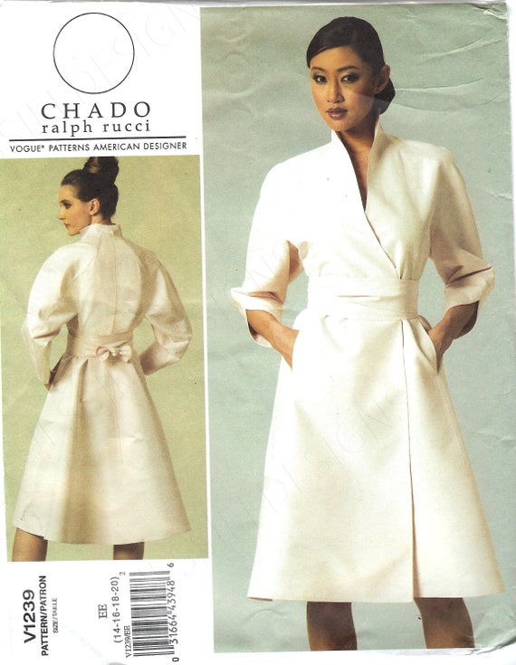 Uncut Vogue Sewing Pattern 1239 CHADO RALPH Rucci Misses Dress - Etsy