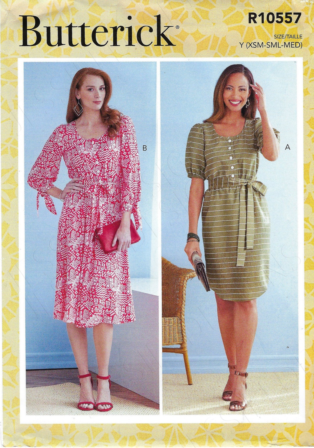 Uncut Butterick Sewing Pattern 10557 6723~new Spring Fashion~misses ...