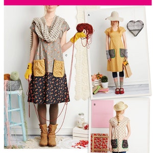 Uncut Simplicity Pattern 902 S9122 9122 1080 Misses' Dress or Tunic ...