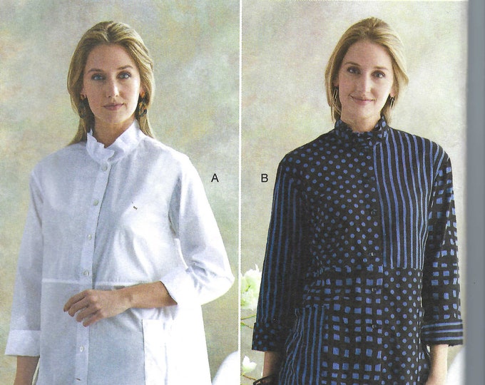 Uncut Butterick Sewing Pattern Women's Tops, Button Front Tops ...