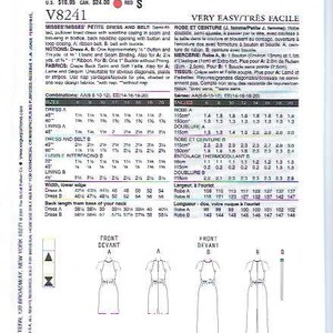 Uncut Vogue Sewing Pattern 8241 Easy Fitting Evening Dress With ...