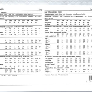 Uncut Simplicity Sewing Pattern 11444 9548 Women's Top and Tunic, Easy ...