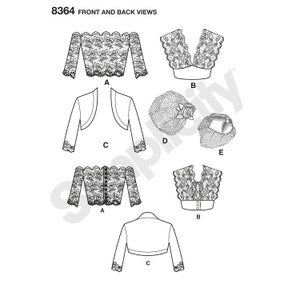 Uncut Simplicity 0638 8364 Sewing Pattern, Coverups, Fascinator, Hat ...