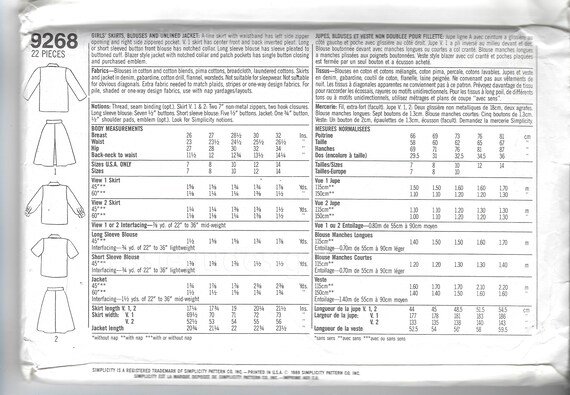 Craft Supplies & Tools Kits & How To 10 Uncut Jacket Pattern Blouse ...