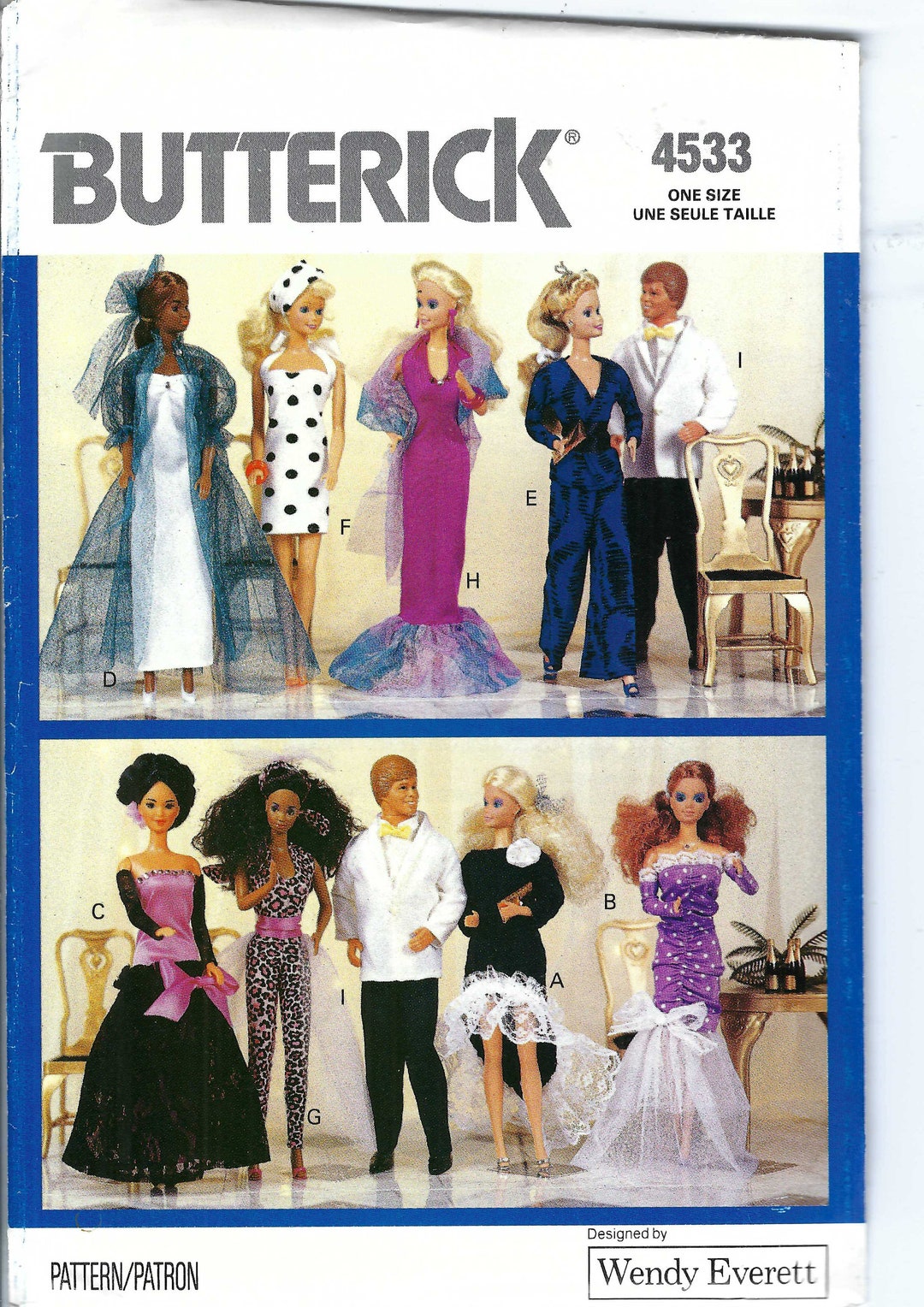 Uncut Vintage Butterick Sewing Pattern 4533 Clothing Sewing Pattern for ...