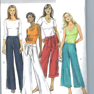 Uncut Butterick Sewing Pattern 4995 Easy Pants Size 8-14 16-22 FF - Etsy