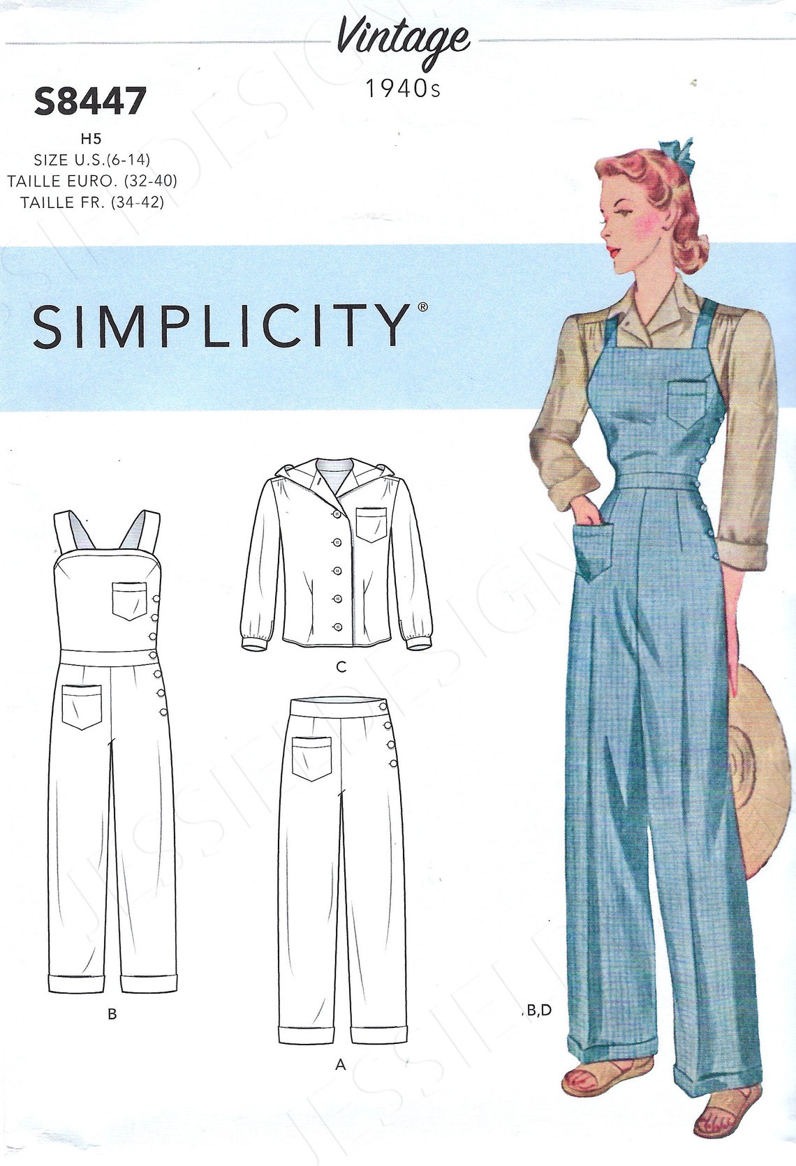 Uncut Simplicity Sewing Pattern 8447 Sewing Pattern - Etsy