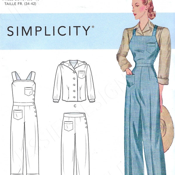 Simplicity Sewing Pattern Blouse - Etsy