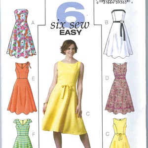 Uncut Butterick Sewing Pattern 4443 Misses'/misses' Petite Dress Size 8 ...