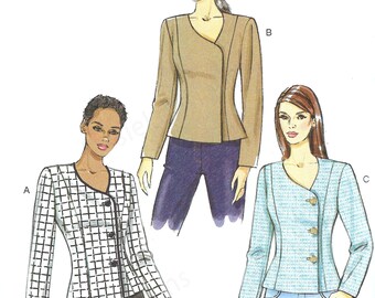 Asymmetrical Jacket Pattern | Etsy