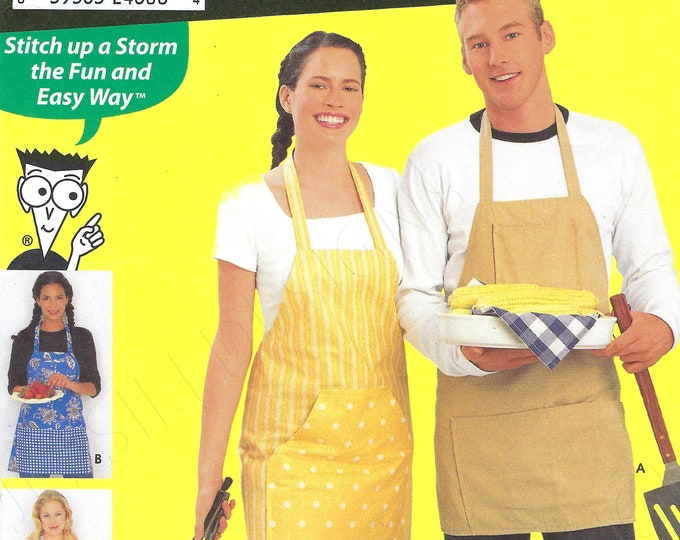 Uncut Simplicity Pattern Apron Sewing Pattern, Simplicity 9565 One Size ...