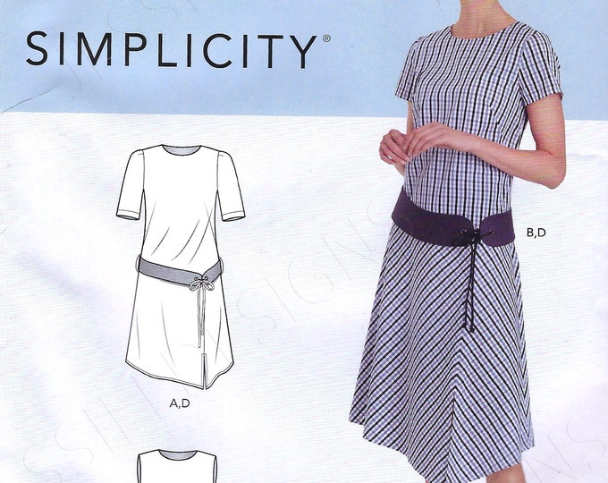 Uncut Simplicity Sewing Pattern 8640 S8640 Misses'/women's Dress or ...