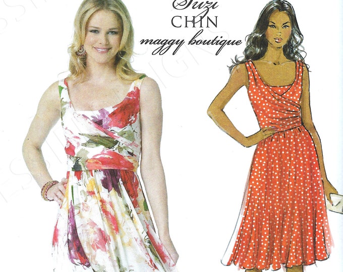 Uncut Butterick Sewing Pattern 5750 Misses Mock Wrap Dress - Etsy