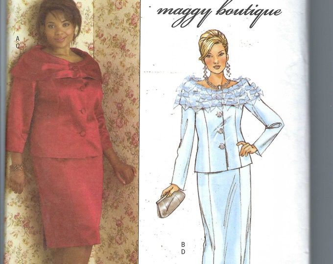 Uncut Butterick Sewing Pattern Loose Fitting A-line Skirt and Petite ...
