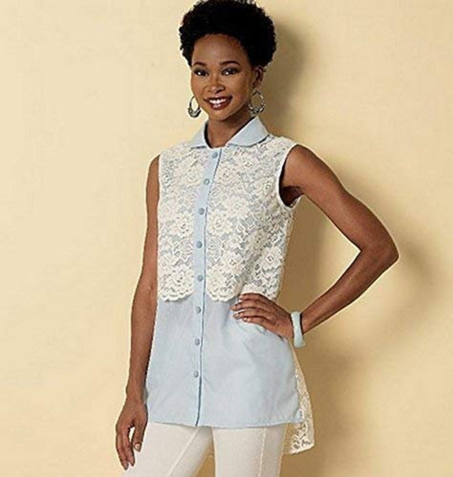 Uncut BUTTERICK PATTERNS 6324 Misses' Button-down Collared - Etsy